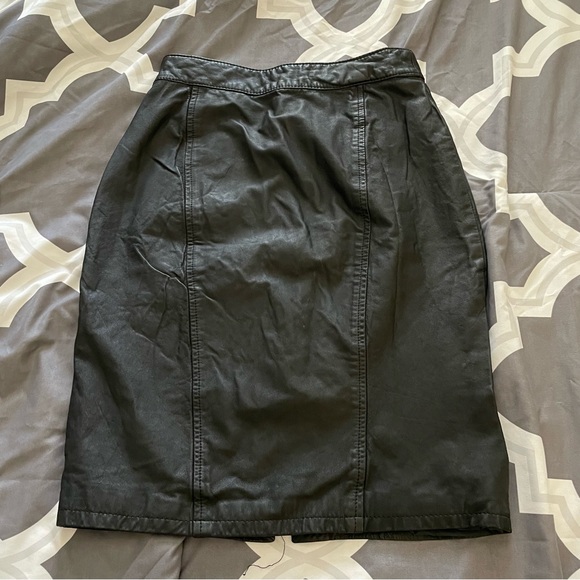 Byrnes & Baker | Skirts | Leather Midi Skirt | Poshmark